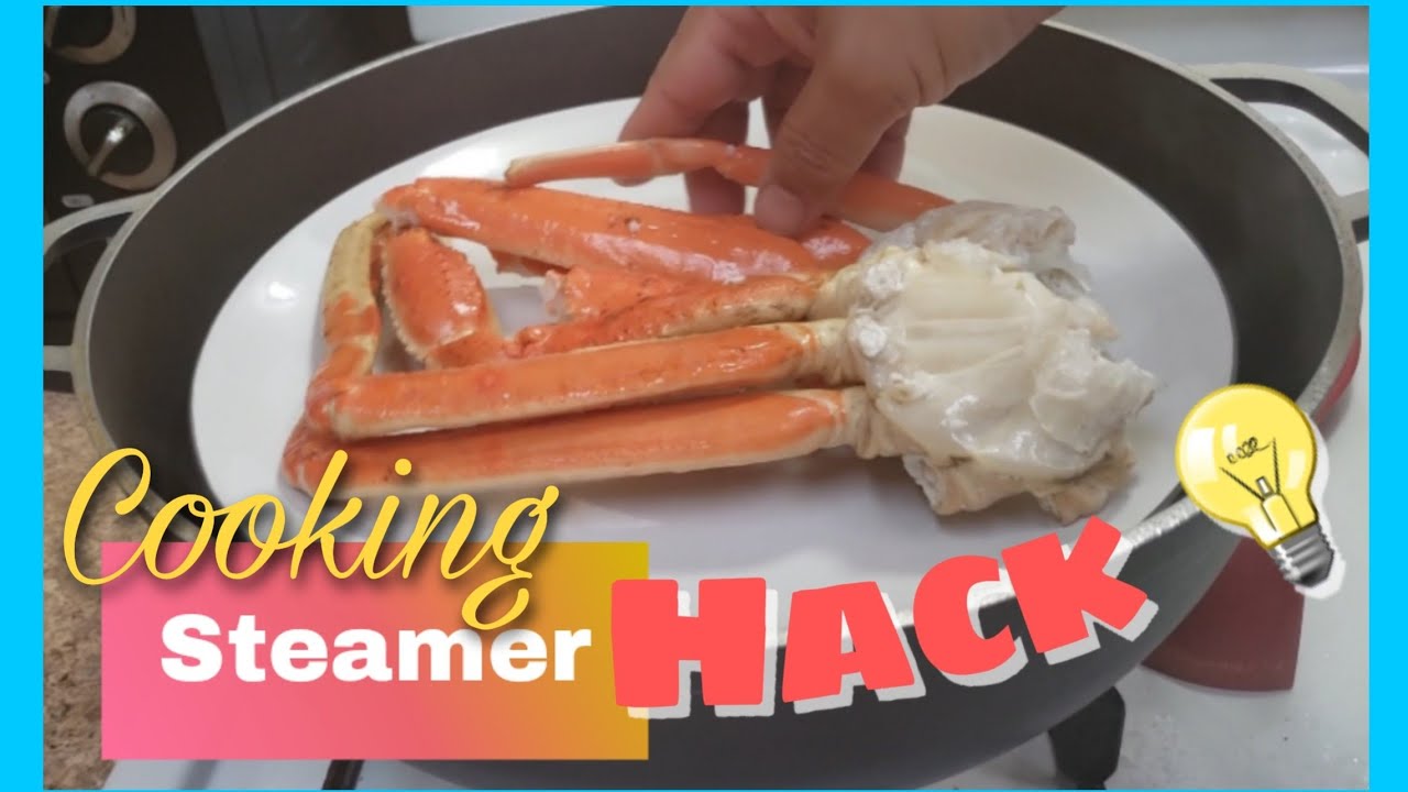 How do you cook king crab legs without a steamer?