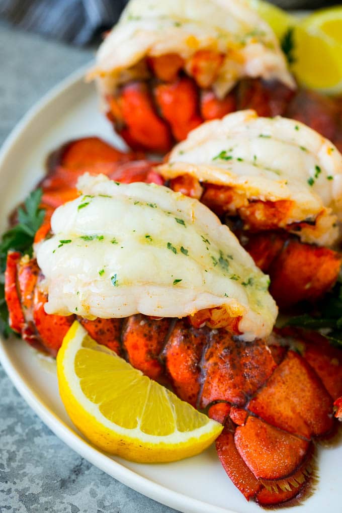 How do you cook lobster tails with butter?