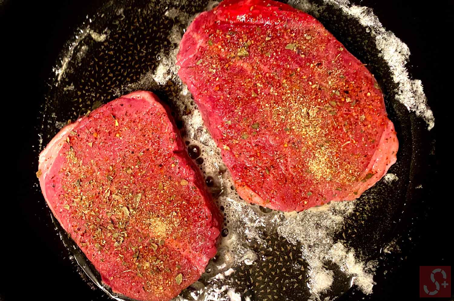 How do you cook multiple steaks at once?