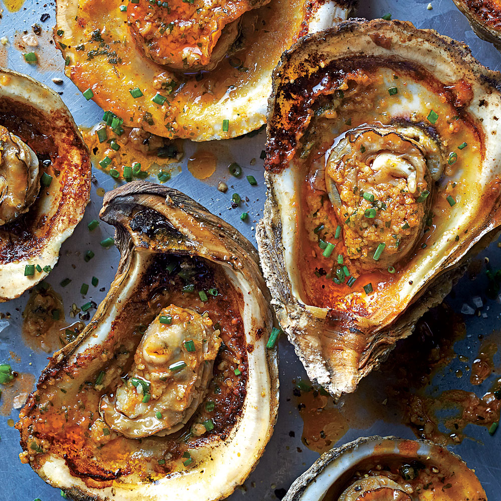 How do you cook oysters in the shell?