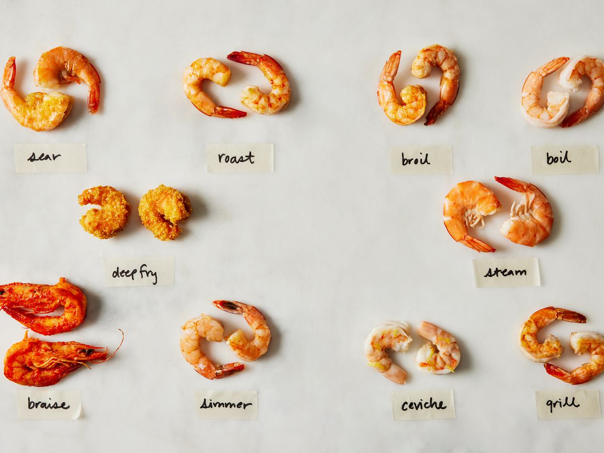 How do you cook prawns after cooking?