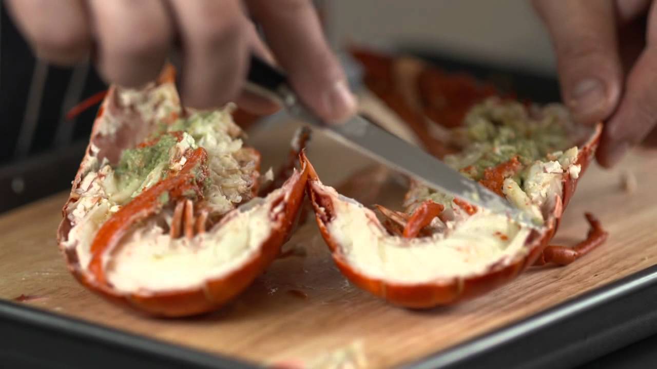 How do you cook pre Cut lobster?
