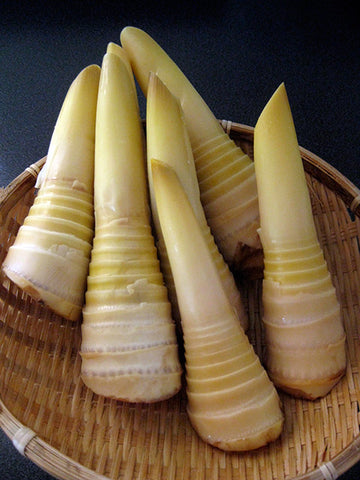How do you cook prepared bamboo shoots?