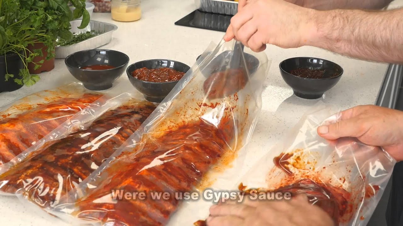 How do you cook ribs in a plastic bag?