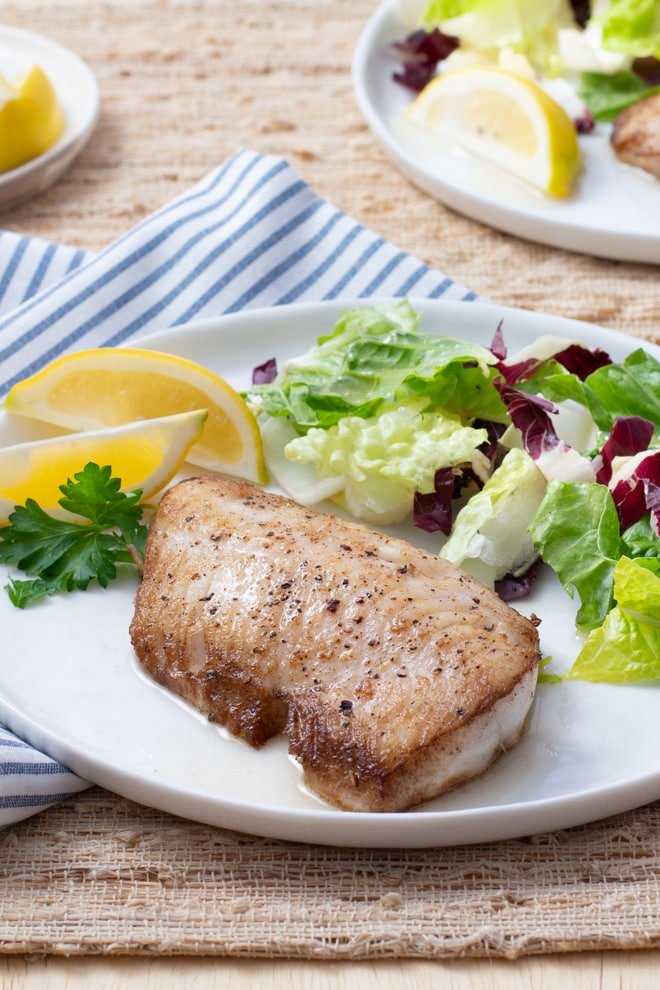 How do you cook thick fillet of fish?