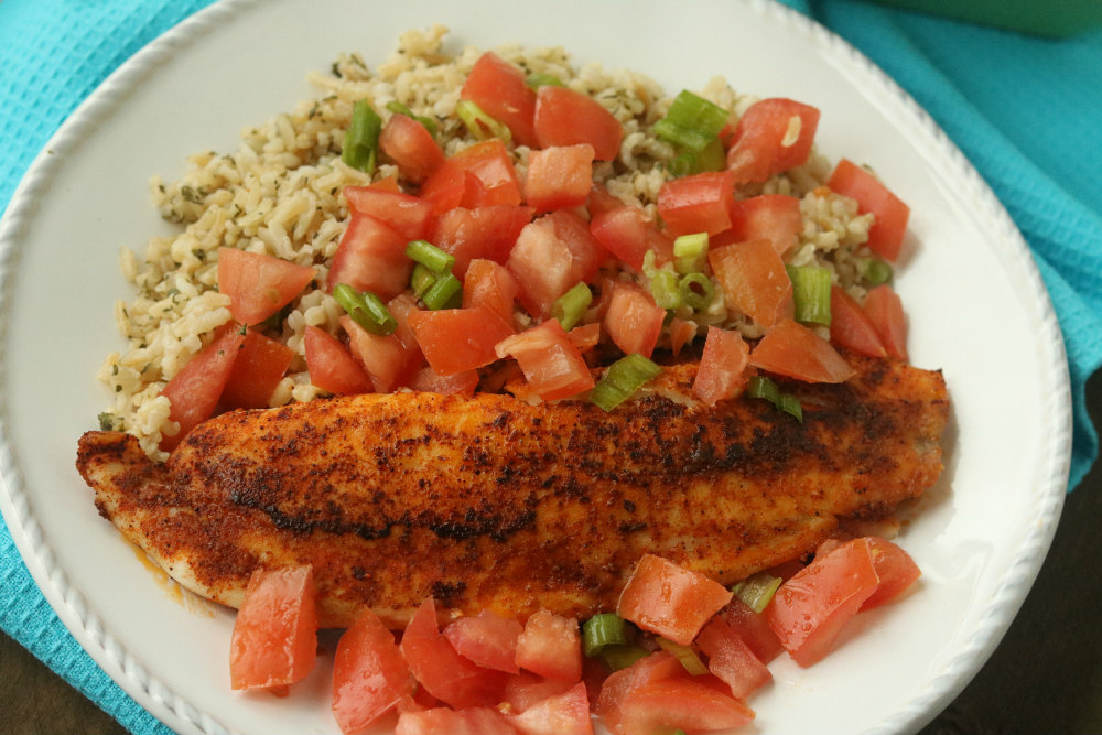 How do you cook tilapia for Tex-Mex?