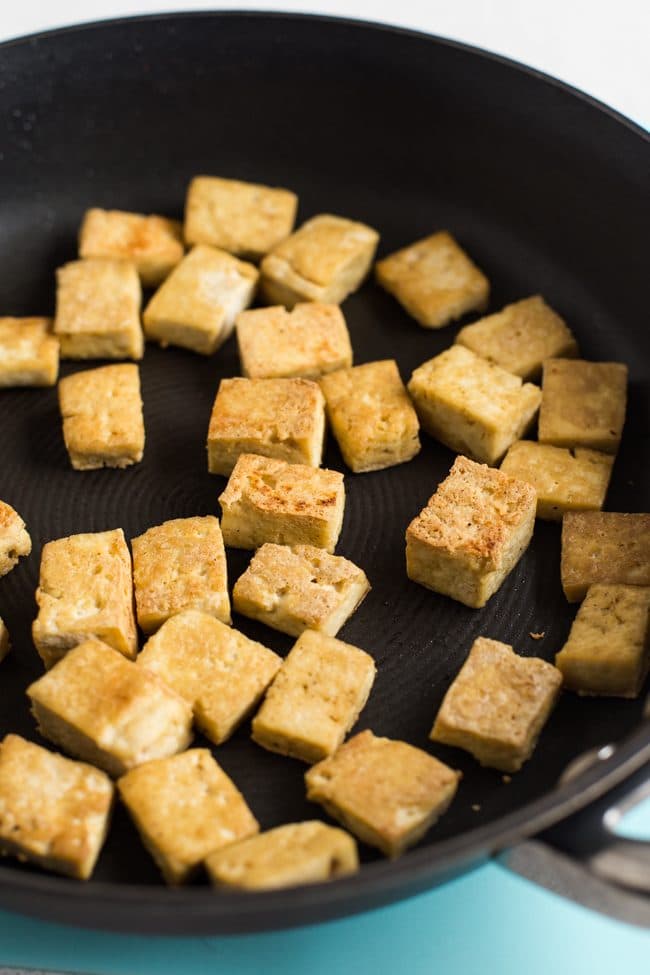 How do you cook tofu so it doesn’t dry out?