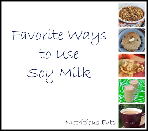 How do you cook with soy milk?