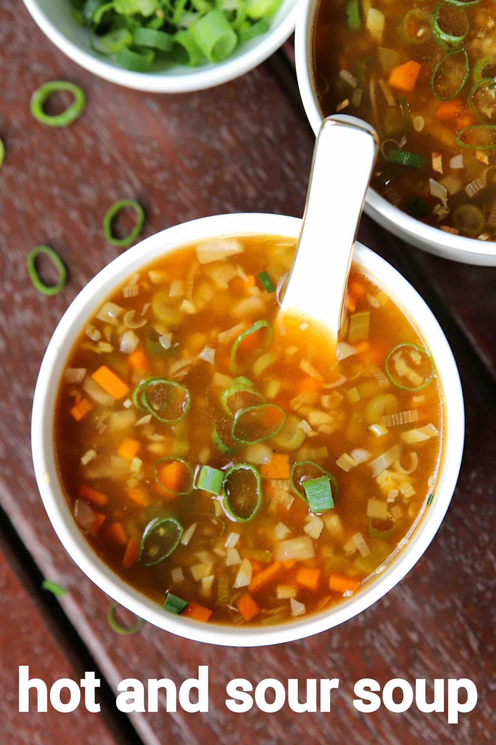 How do you cure sour vegetable soup?