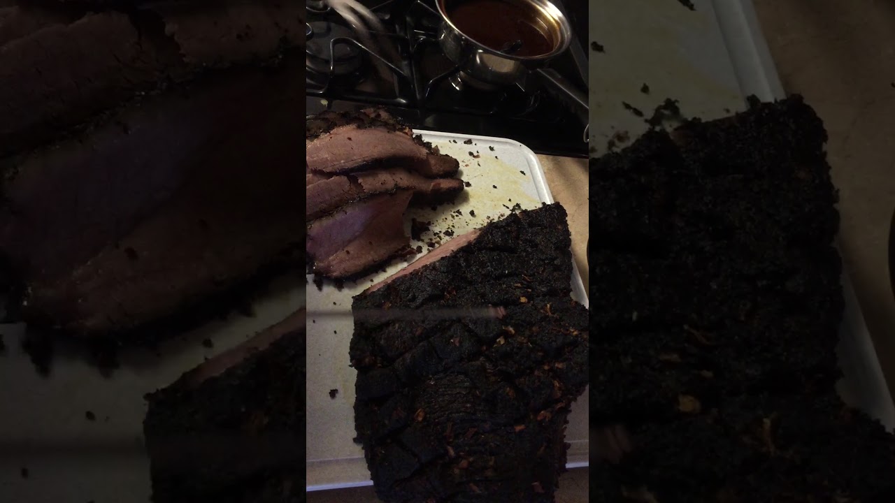 How do you cut a brisket without it falling apart?