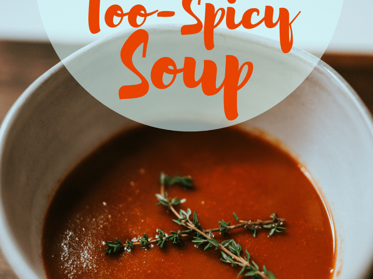 How do you cut cayenne pepper in soup?