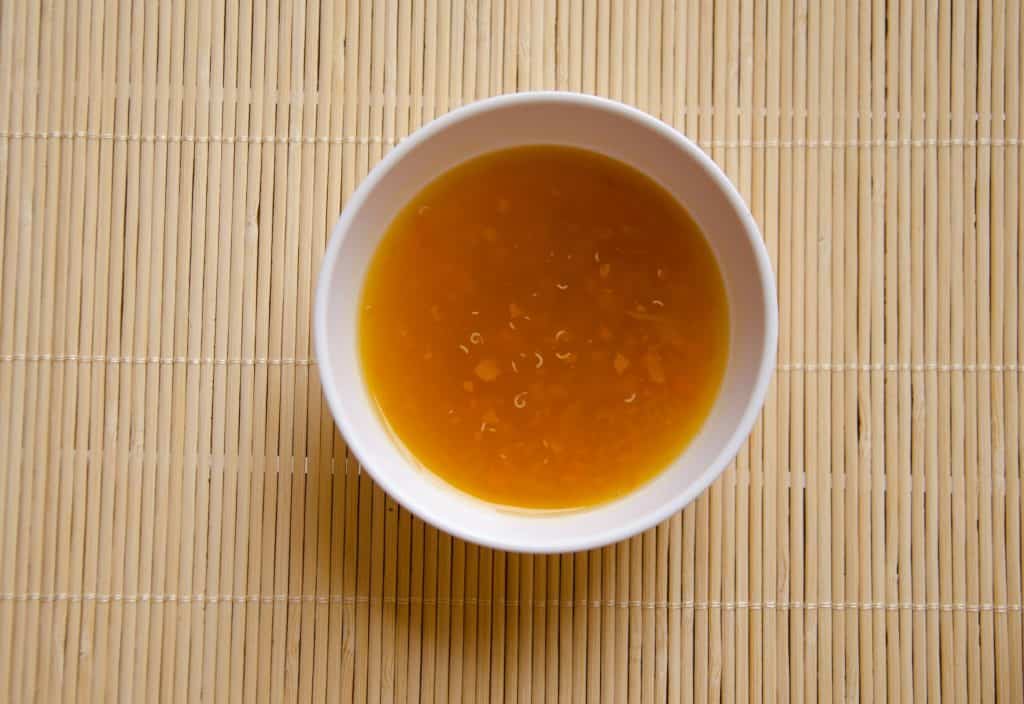 How do you cut vinegar for soup?