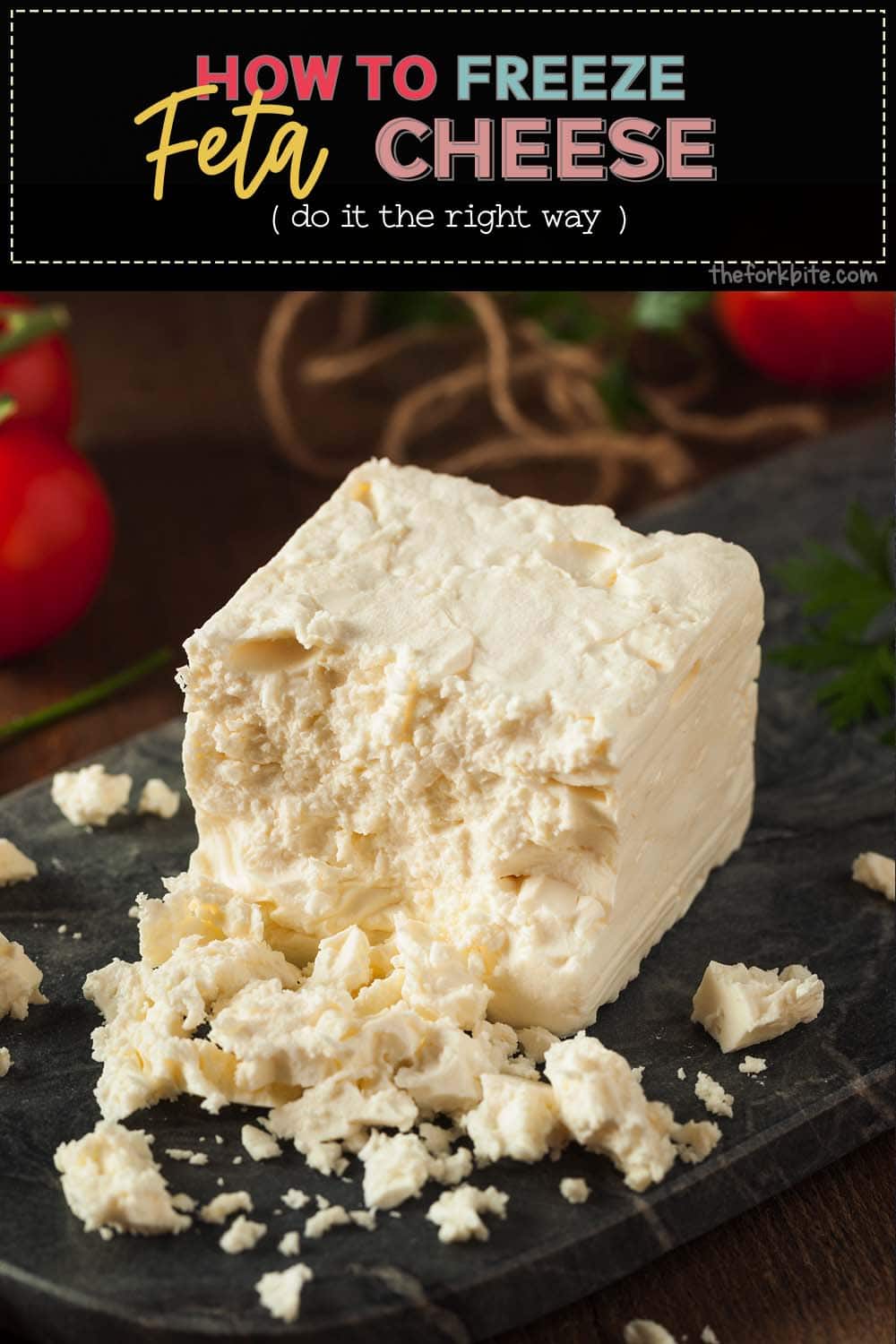 How do you defrost feta cheese?
