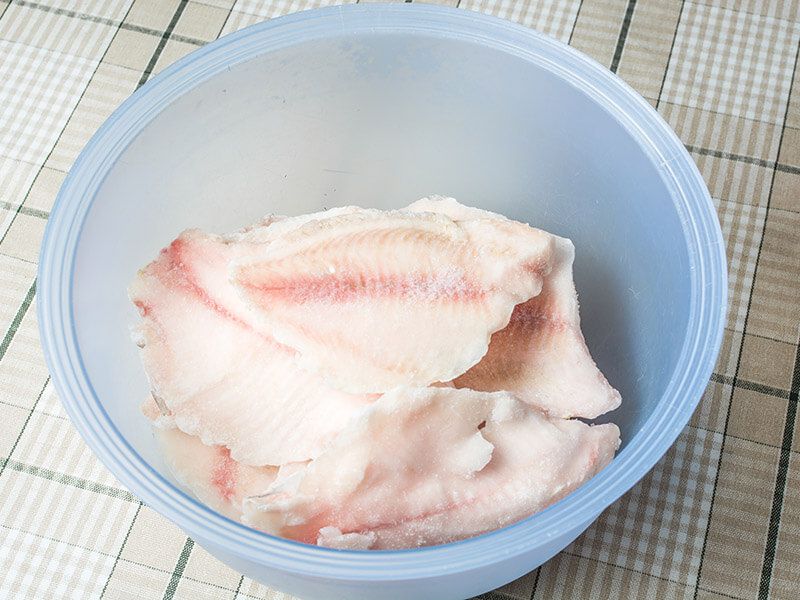 How do you defrost fish without making it soggy?