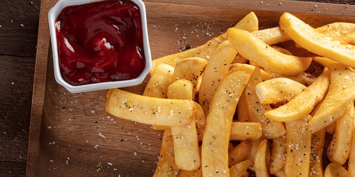 How do you defrost french fries in an air fryer?