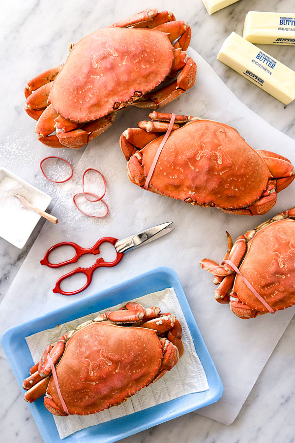 How do you defrost whole Dungeness crab?