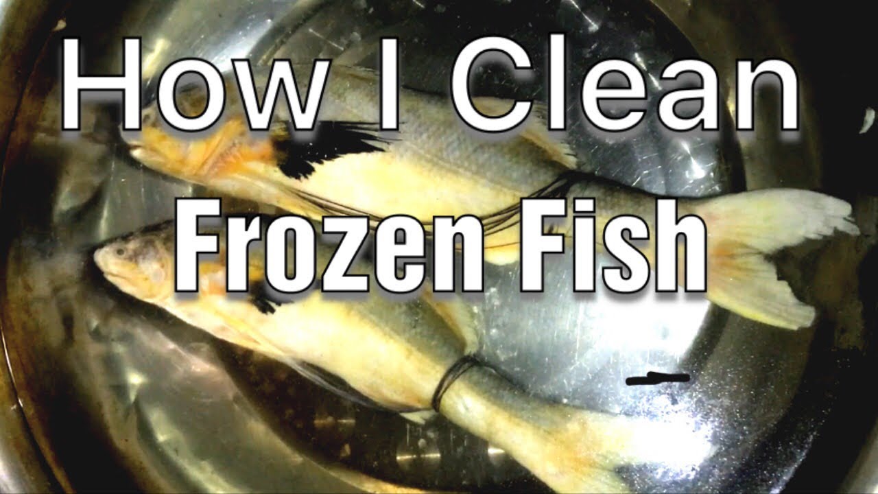 How do you descale frozen fish?