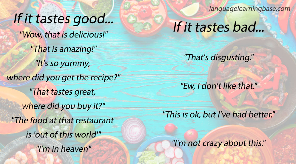How do you describe food that’s Delicious?