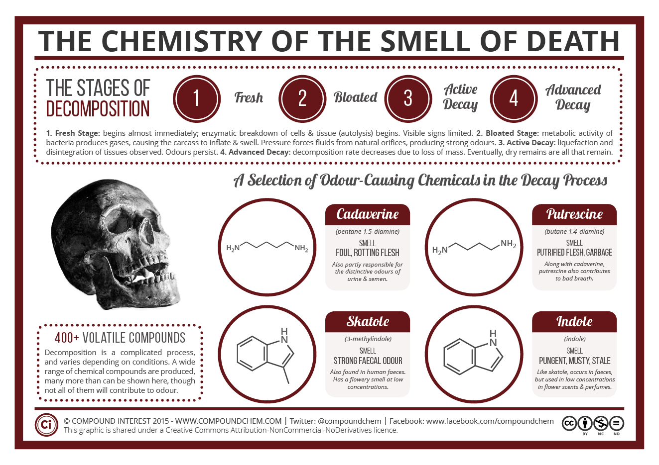 How do you describe the smell of death?