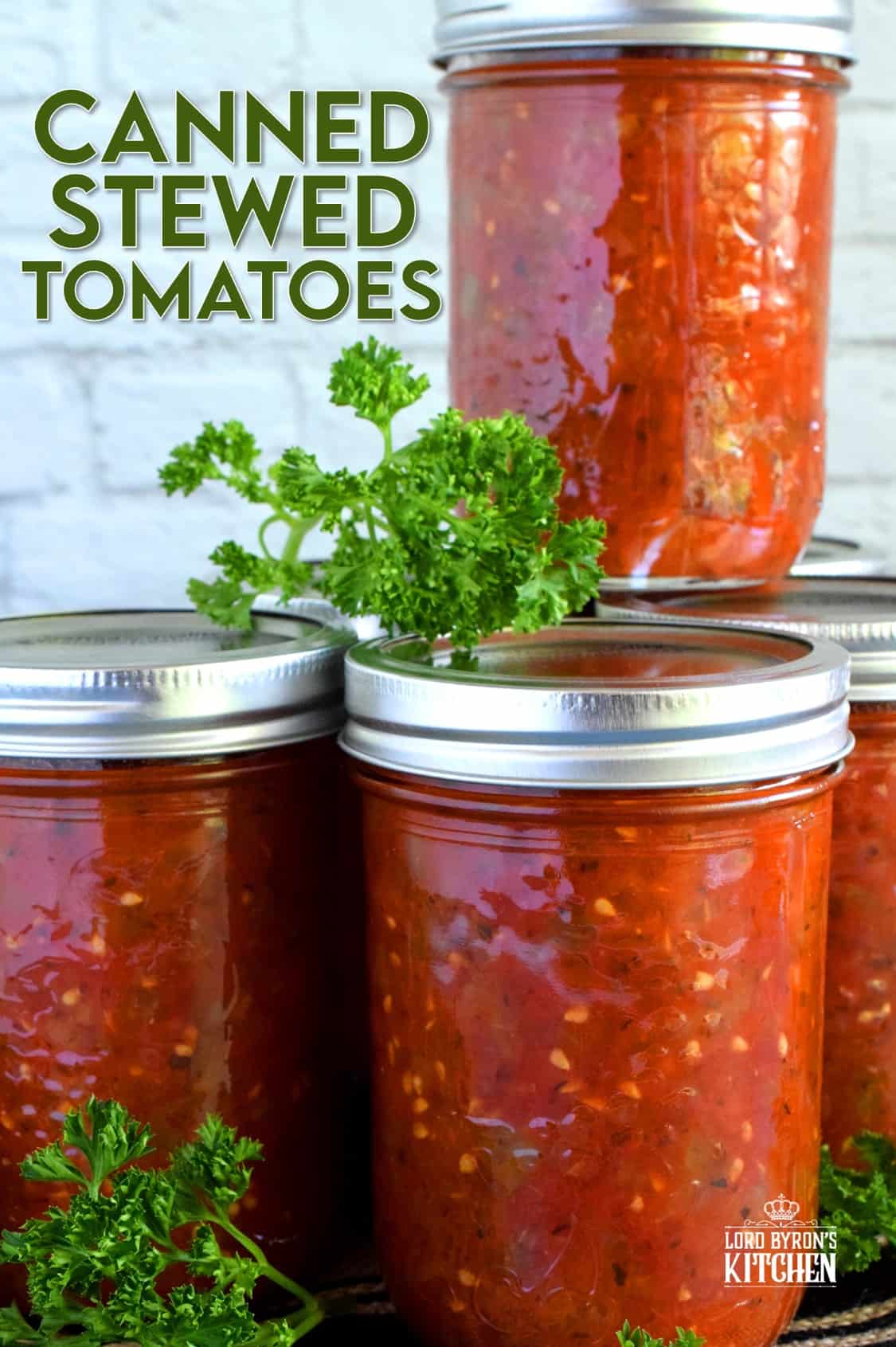 How do you doctor up canned stewed tomatoes?