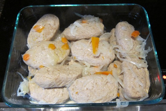 How do you doctor up gefilte fish from a jar?