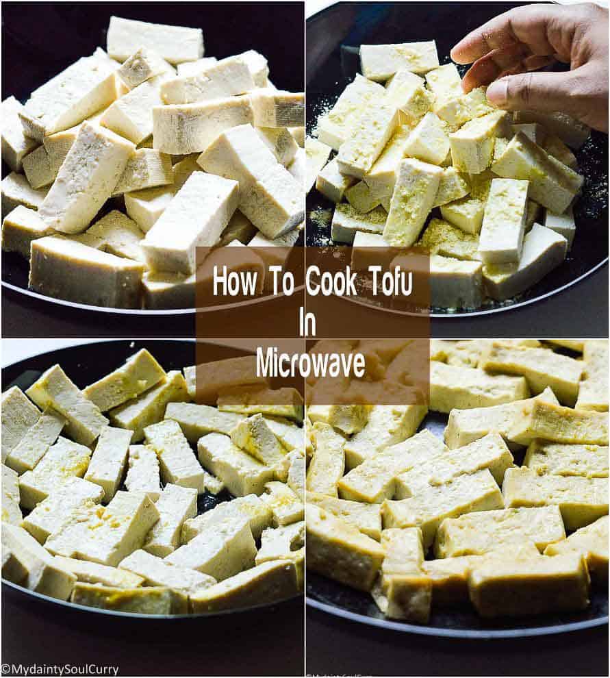 How do you drain tofu in microwave?