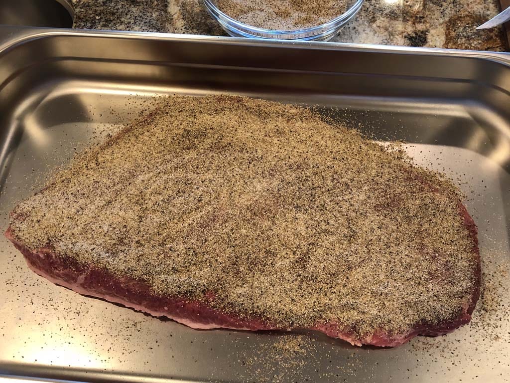 How do you dry cure a brisket?