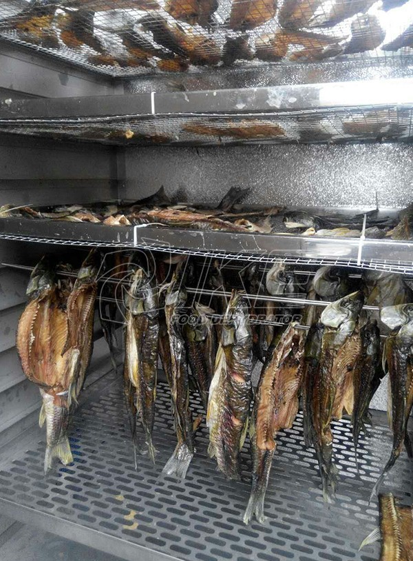 How do you dry fish in a dehydrator?