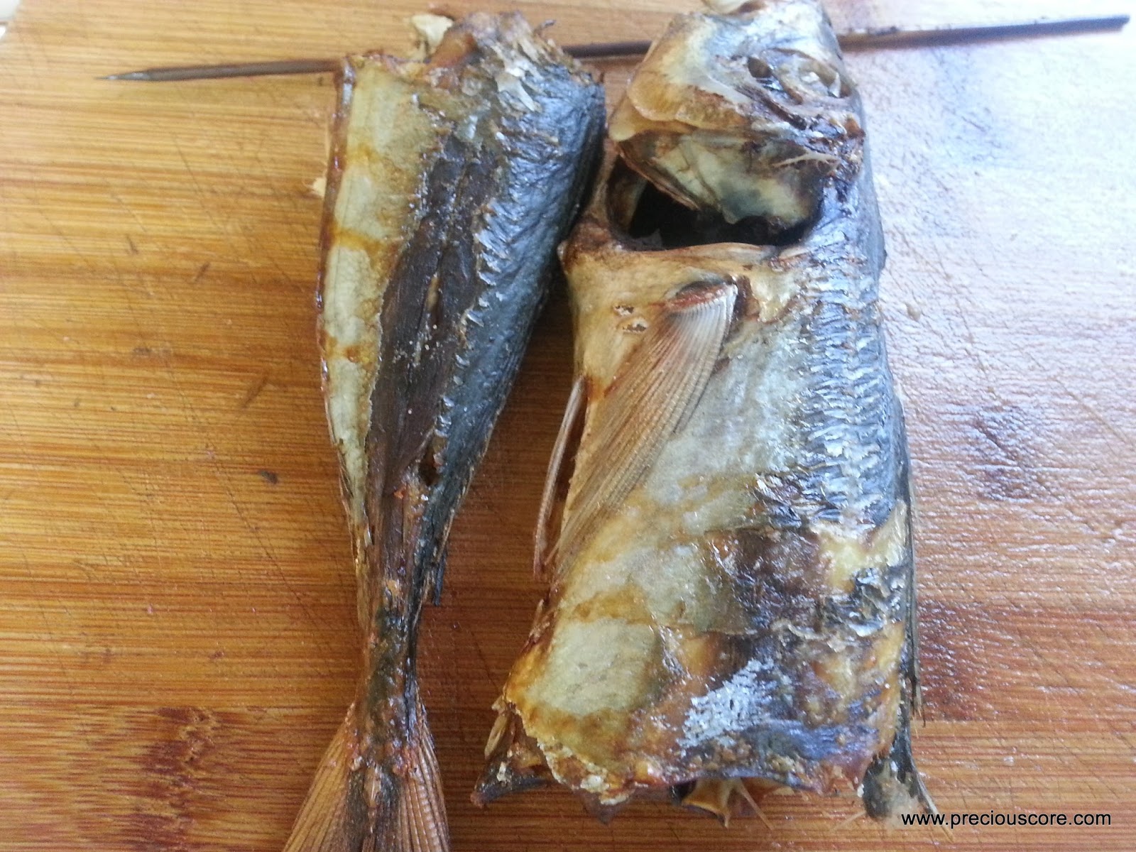 How do you Dry fish in the oven without sticking?