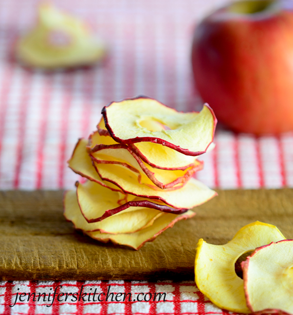 How do you dry frozen apples?