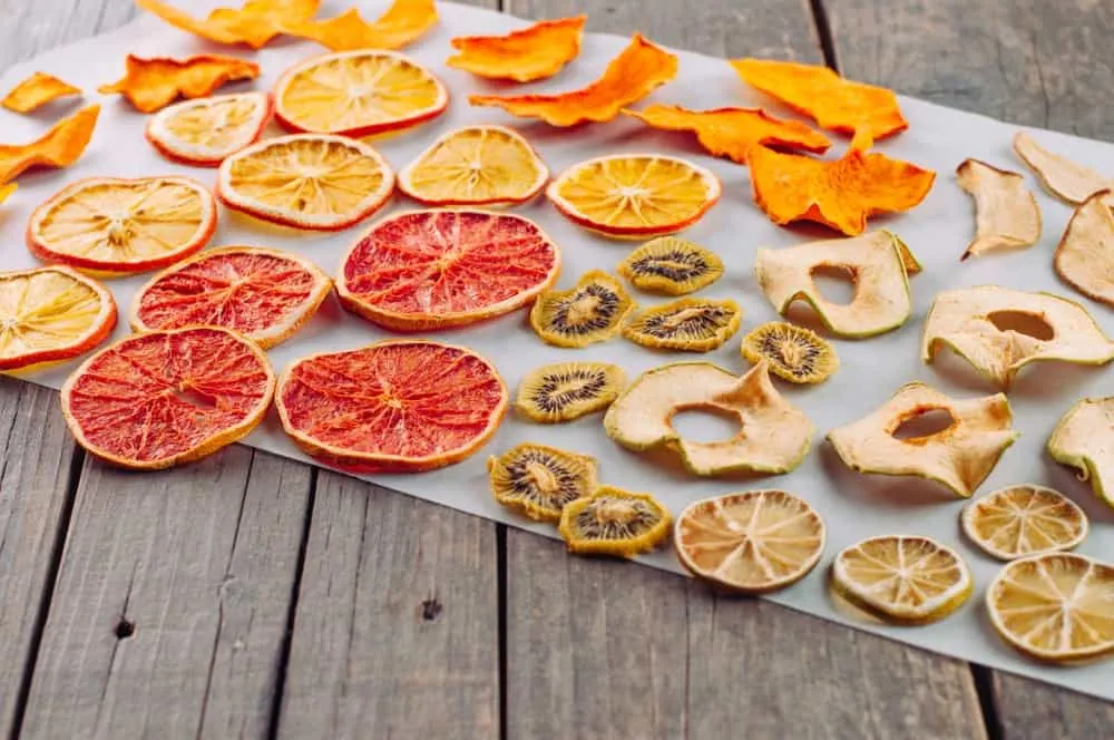 How do you dry fruit outside?