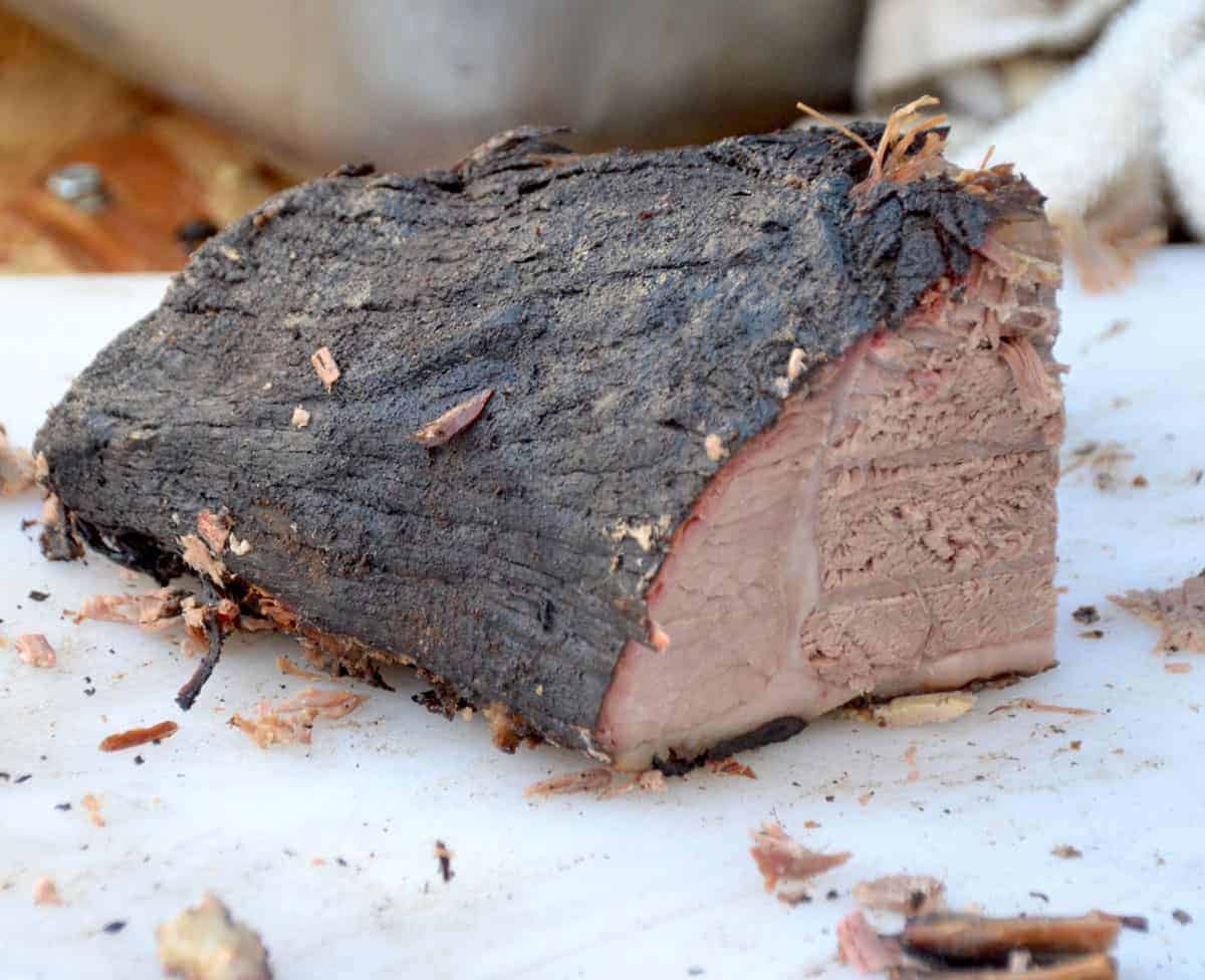 How do you dry out a brisket after smoking?