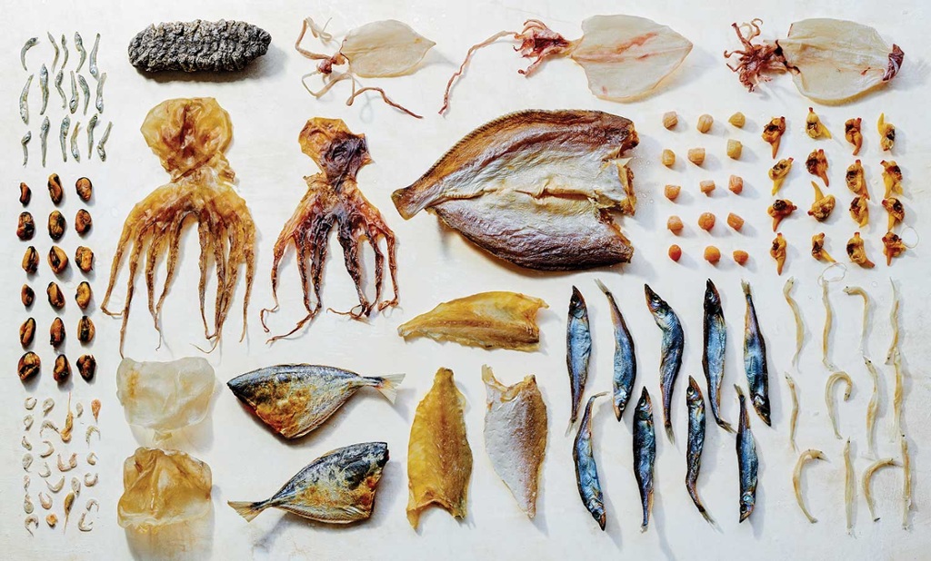 How do you dry seafood?