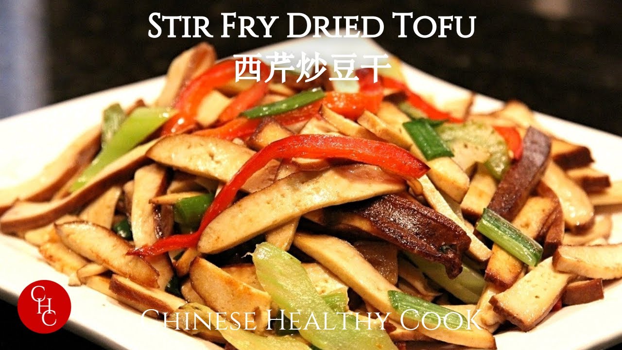 How do you dry tofu for stir fry?
