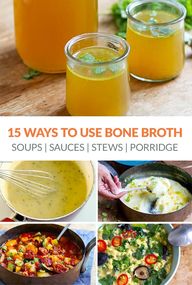 How do you eat beef broth?