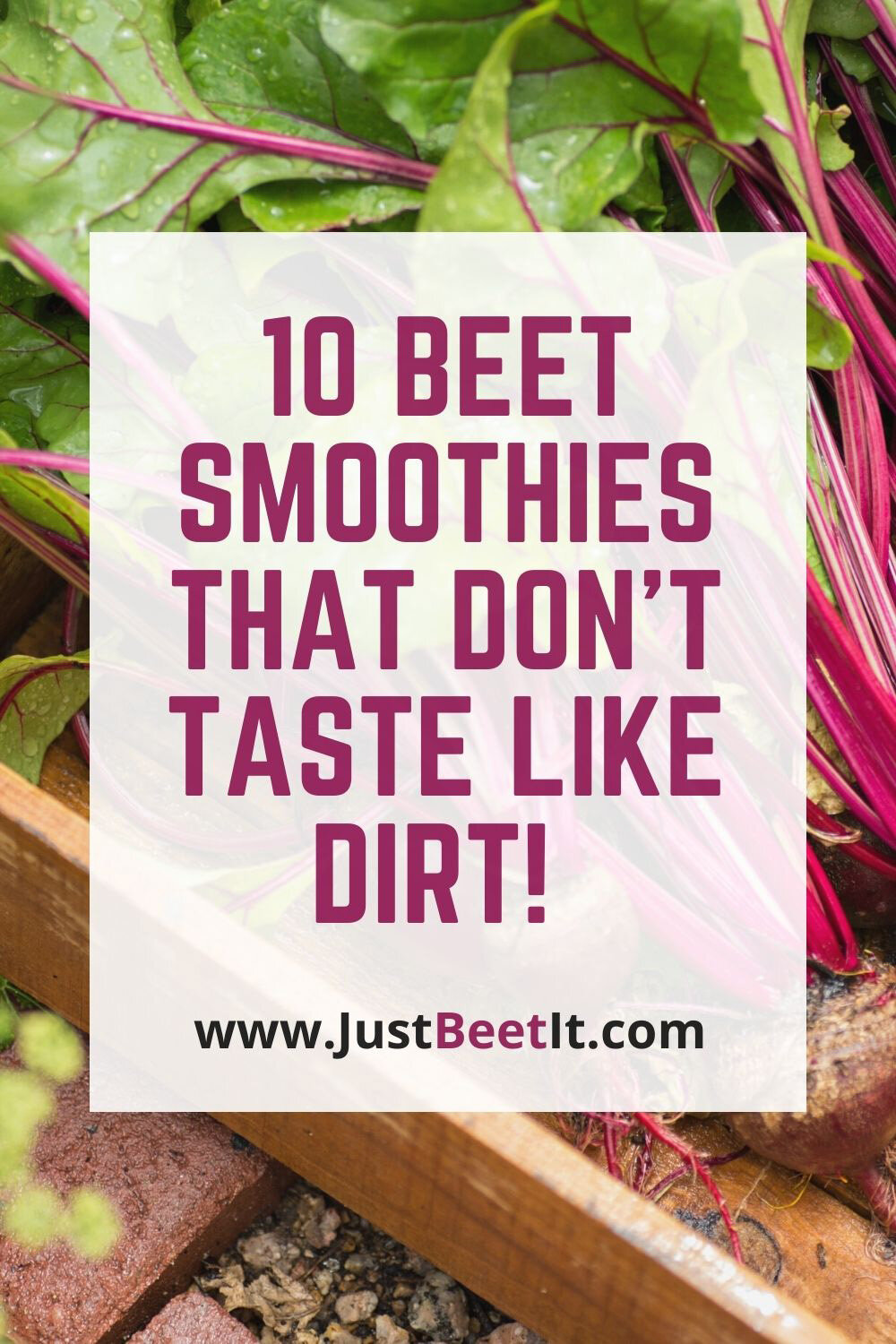 How do you eat beets if you don't like the taste?