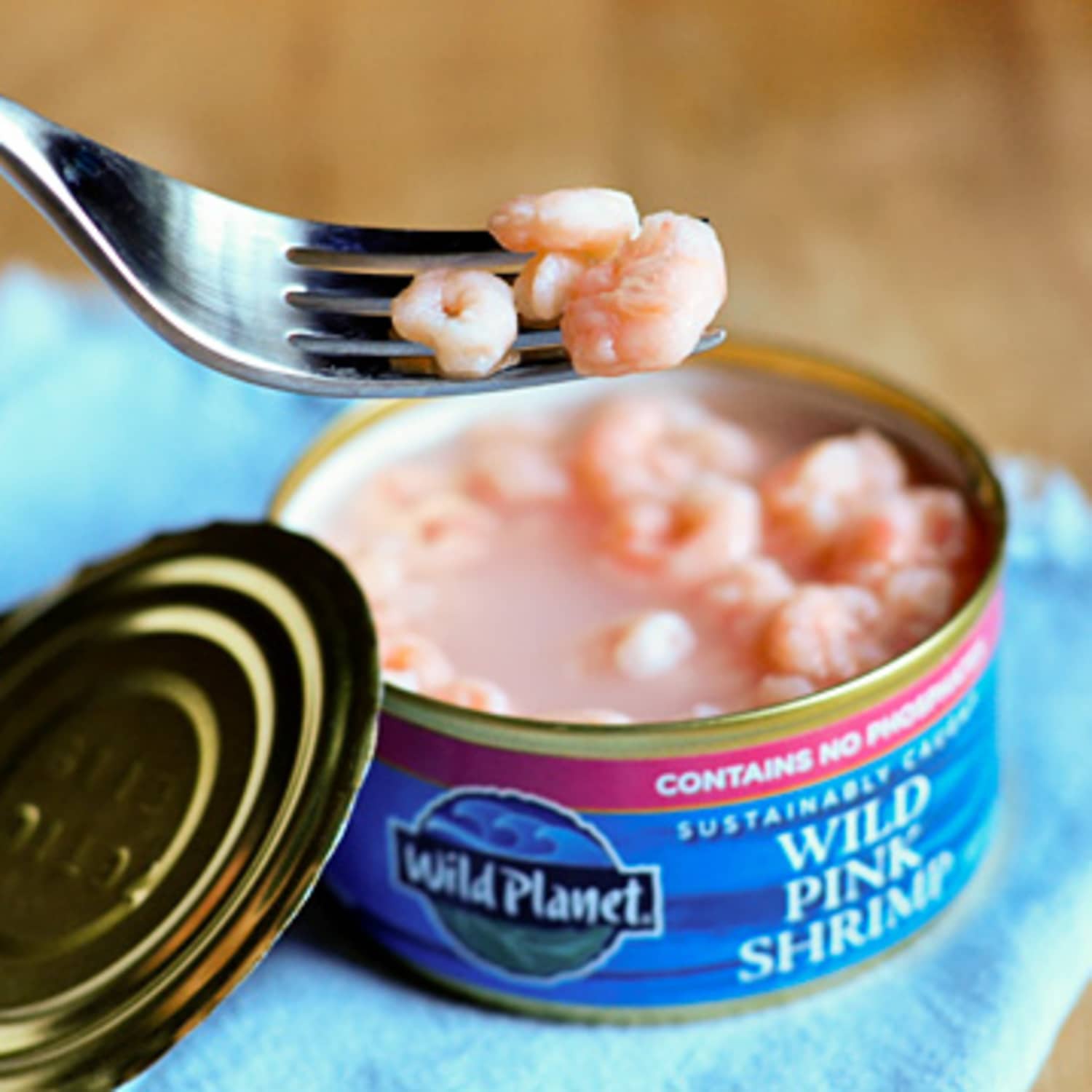 How do you eat canned shrimp?