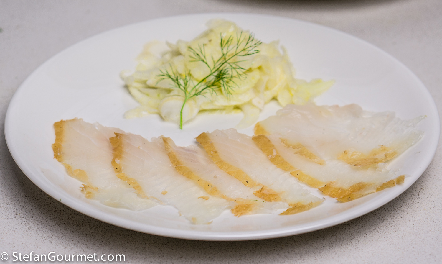 How do you eat cold-smoked halibut?
