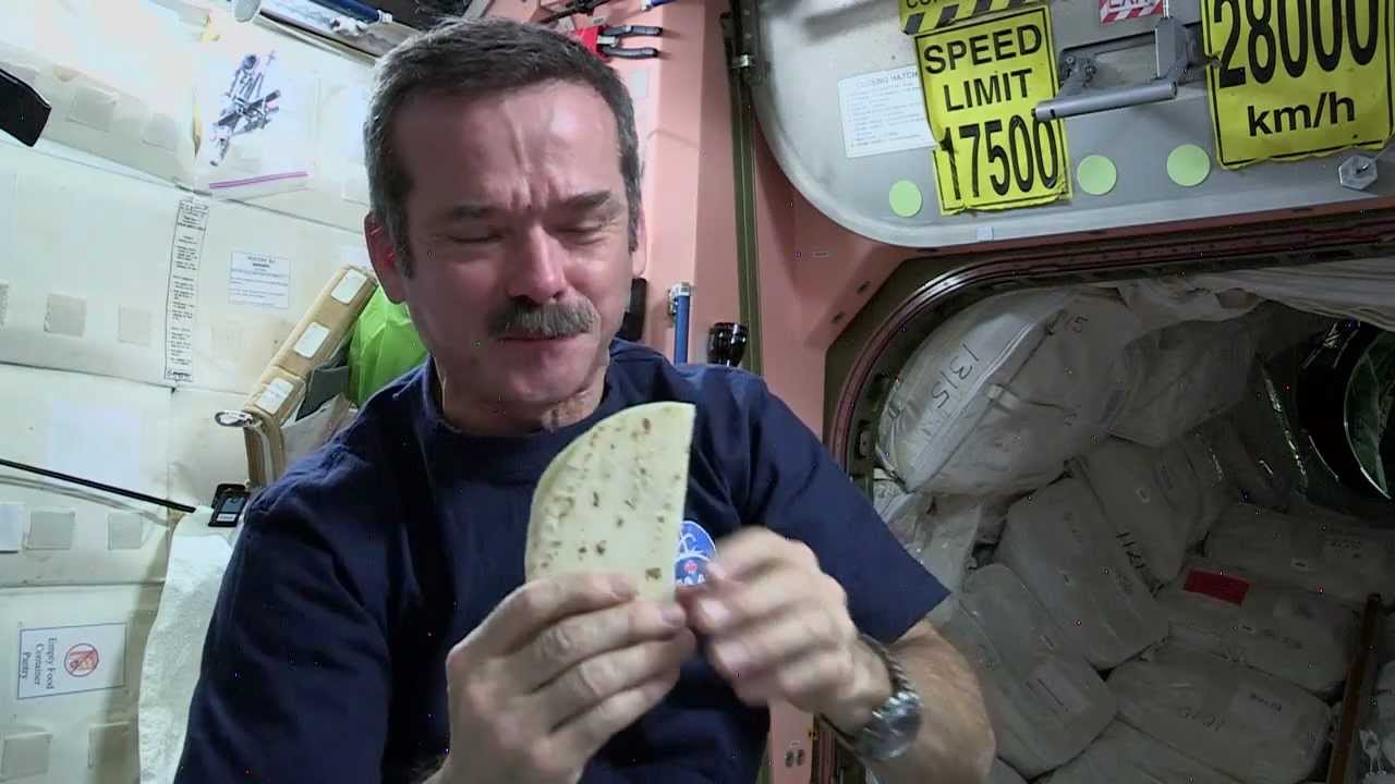 How do you eat in space?