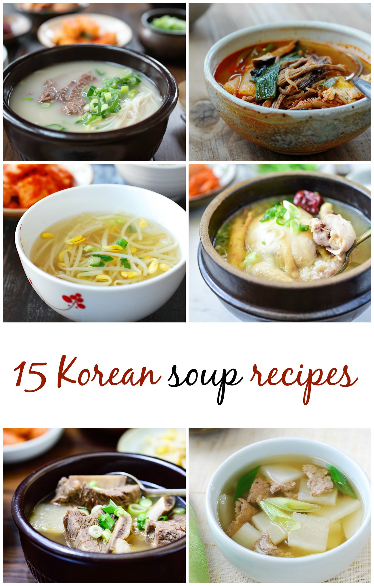 How do you eat Korean soup?