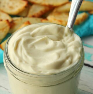 How do you emulsify vegan mayo?