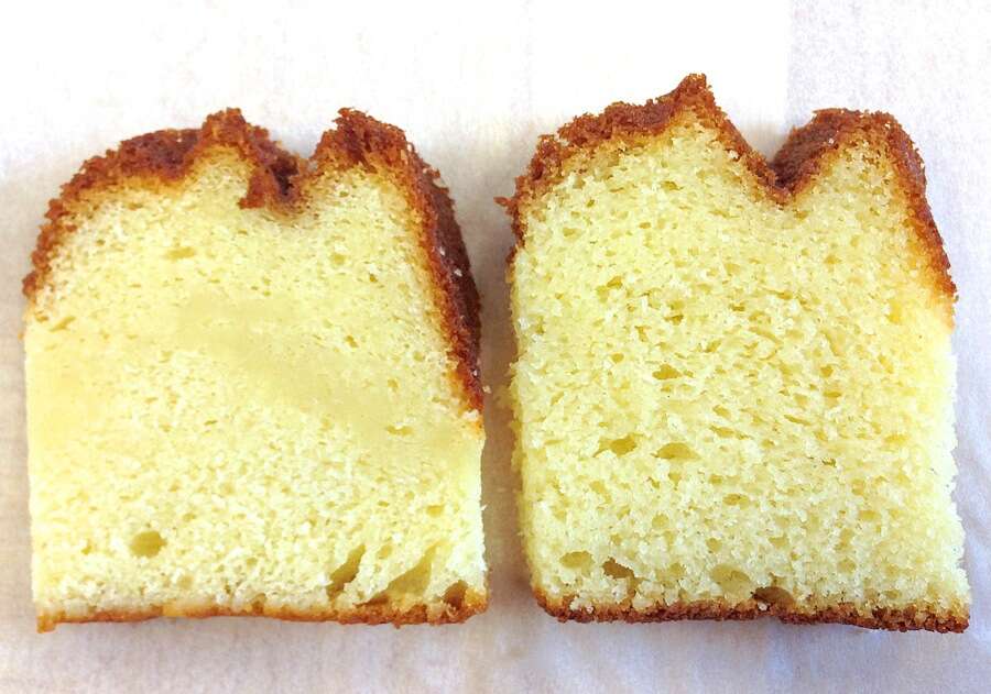 How do you fix a dense cake after baking?