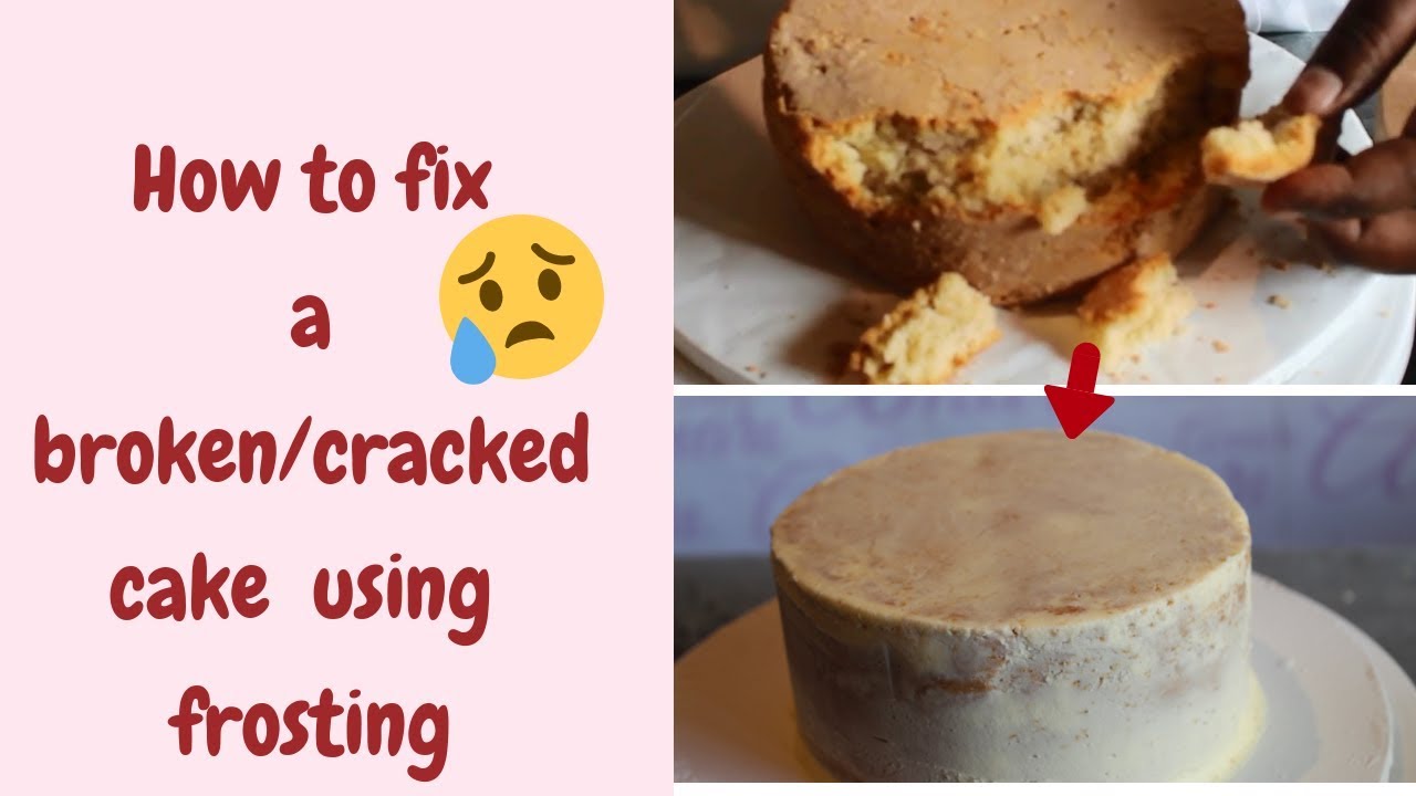 How do you fix a ruined cake?