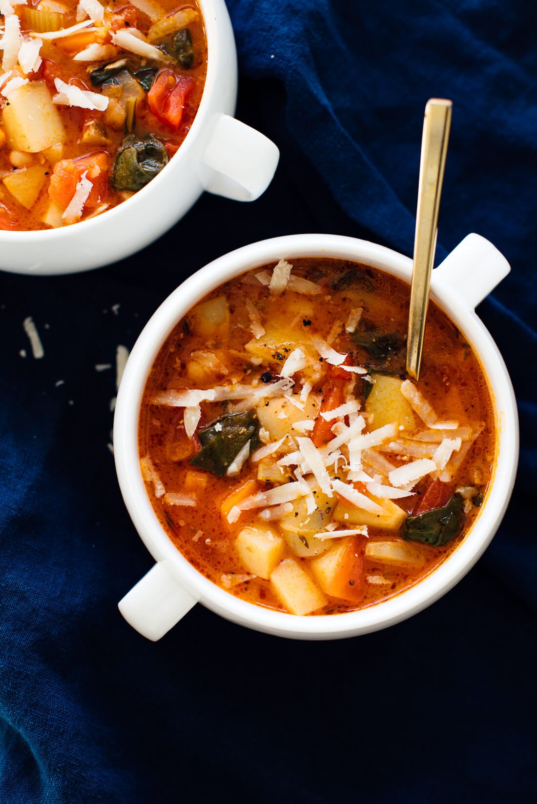 How do you fix bland minestrone soup?