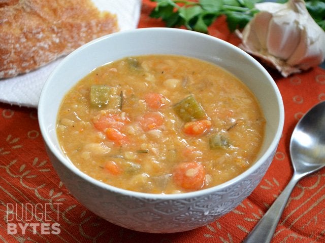 How do you fix bland vegetable soup?