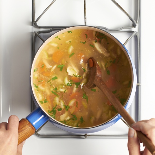 How do you fix Chunky soup?