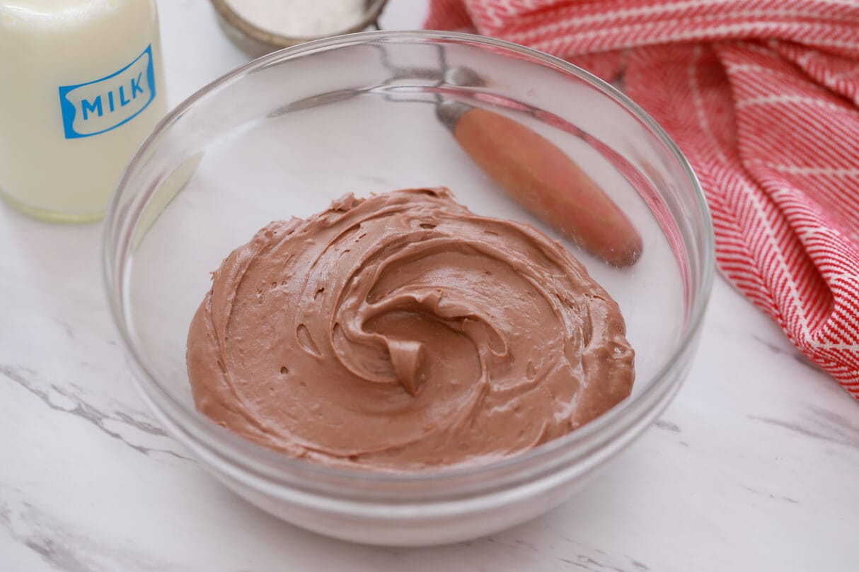 How do you fix frosting that is too thick?