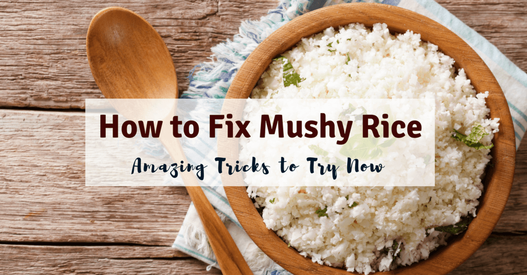 How do you fix overcooked rice?