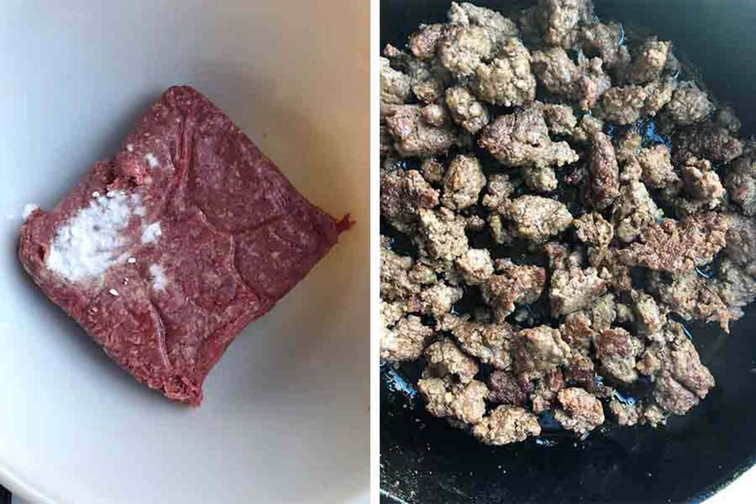 How do you fix rubbery ground beef?