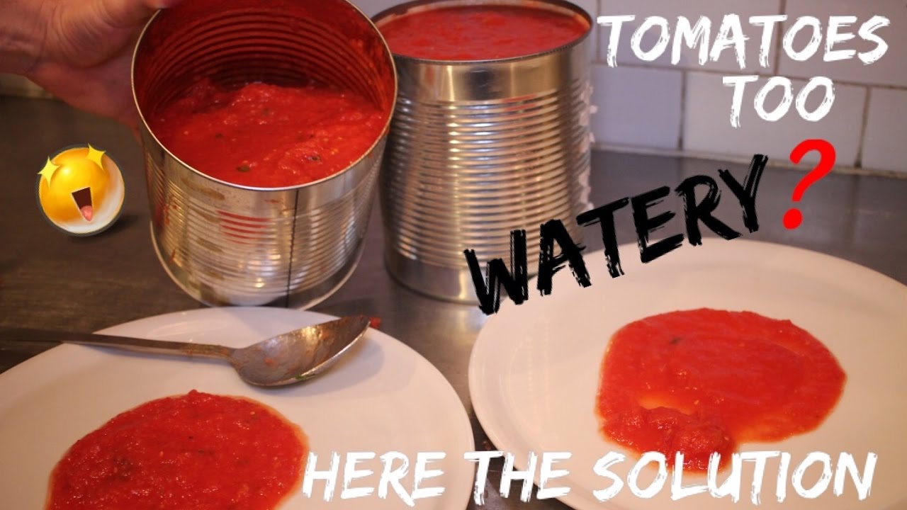 How do you fix too watery tomato sauce?